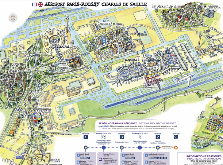 Plan-touristique-de-Roissy-en-France-et-l'aéroport-CDG - Grand Roissy ...