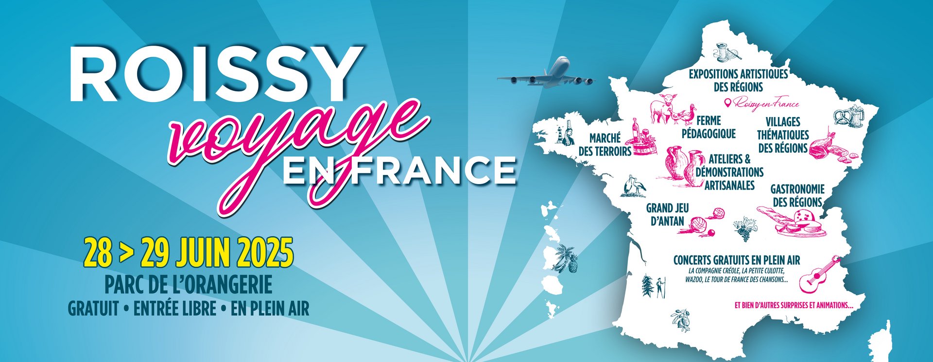 Le Festival Roissy Voyage en France 2025 ️ - Grand Roissy Tourisme